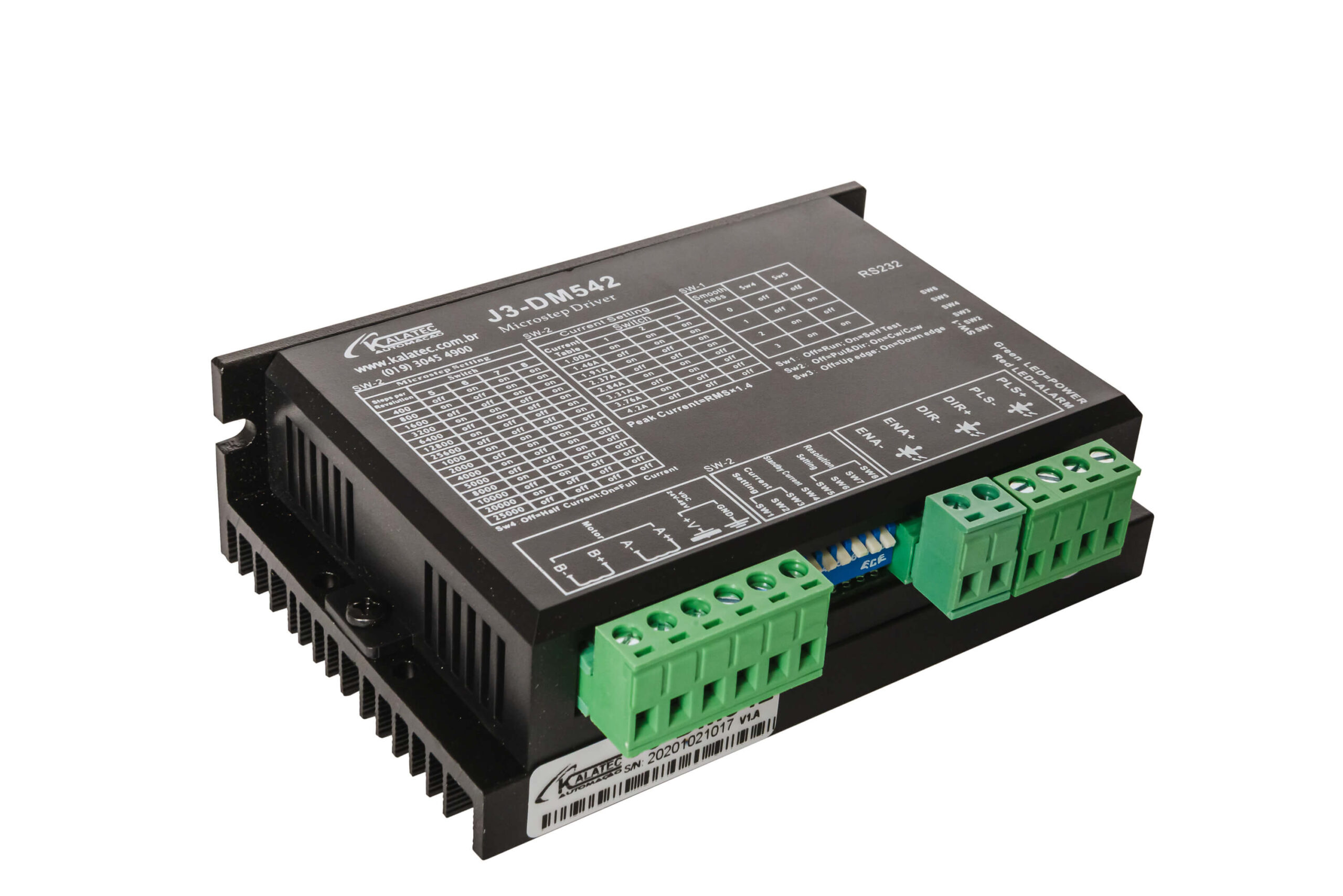 Driver para motor de passo 2DM542 - Kalatec Automação
